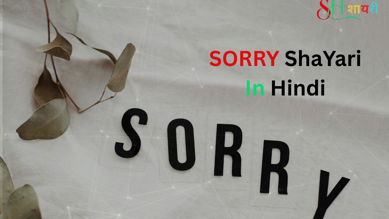 100+Best Sorry Shayari In Hindi|दिल को छू लेने वाली माफी शायरी ...